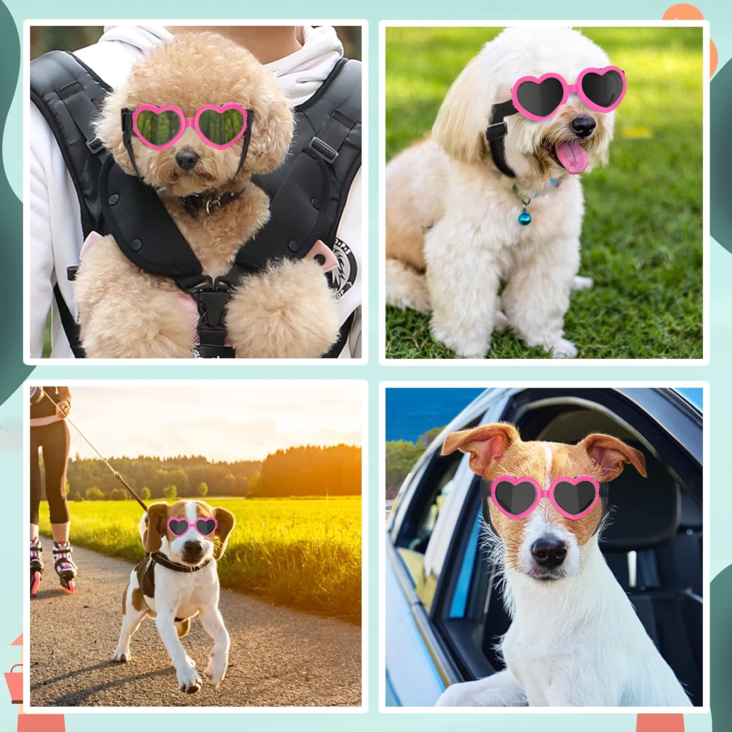 Walking Doggies | These Pretty Pink Goggles Will Protect Your Dog's Eyes