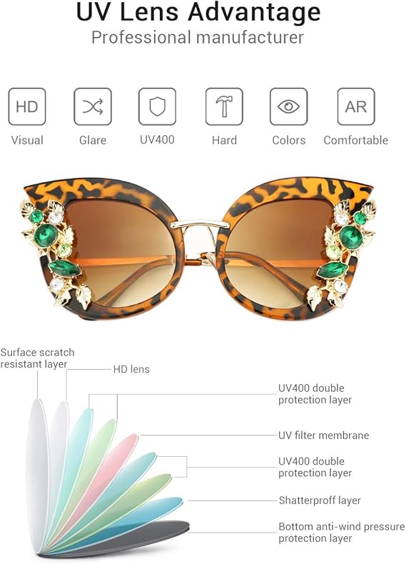 Walking Doggies | Funky Jeweled Butterfly-Shaped Sunnies for Women
